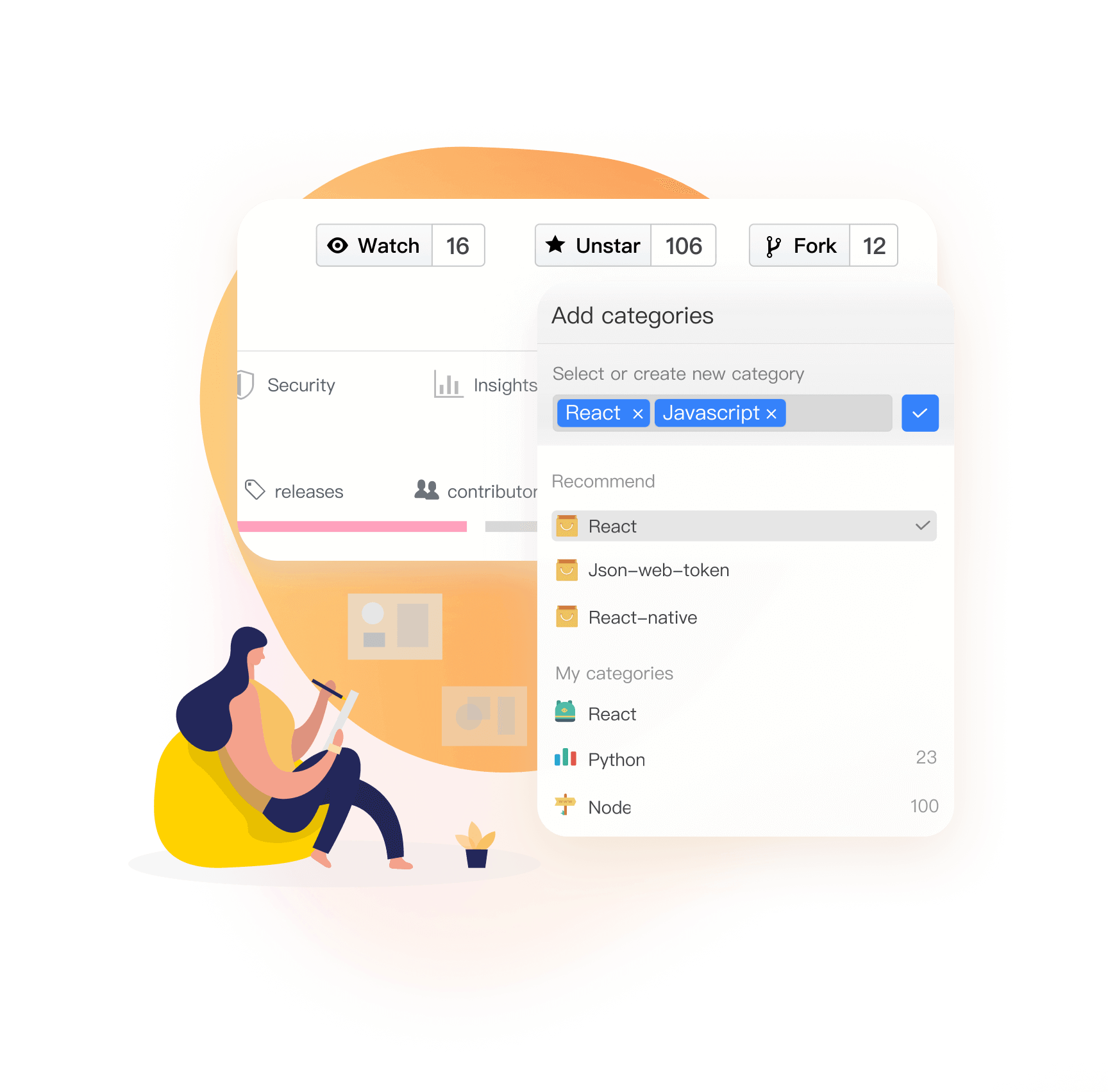 小星云 Little Star - Github stars managerment tool